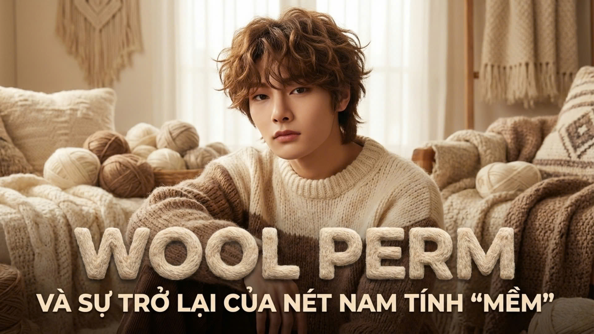 WOOL PERM VÀ SỰ TRỞ LẠI CỦA NÉT NAM TÍNH “MỀM” - Tạp Chí Thời Trang Tóc